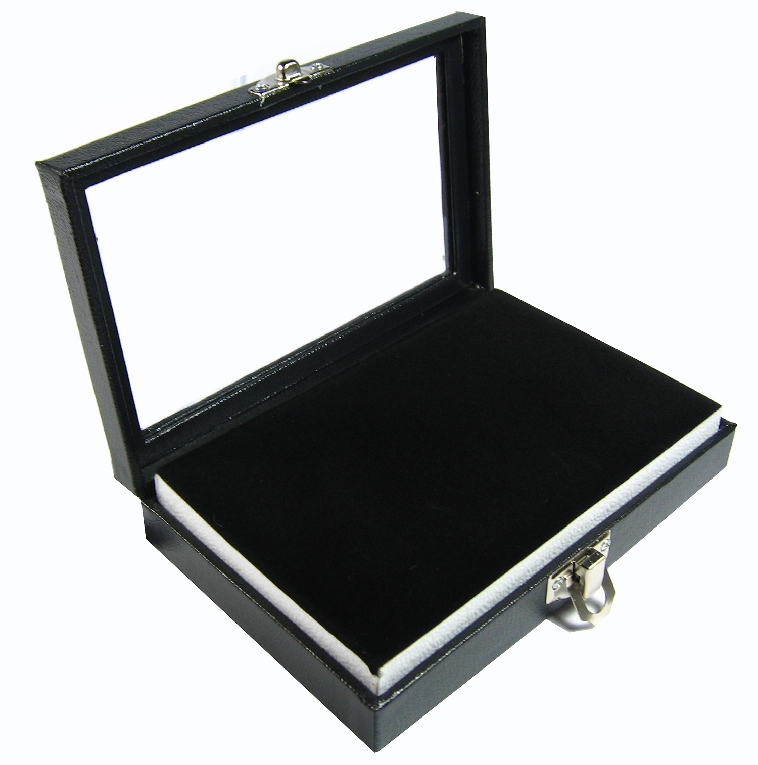 HIGH GRADE TOP GLASS DISPLAY BOX 10x15 CM SHOW CASE JEWELRY GEMS STONE ...
