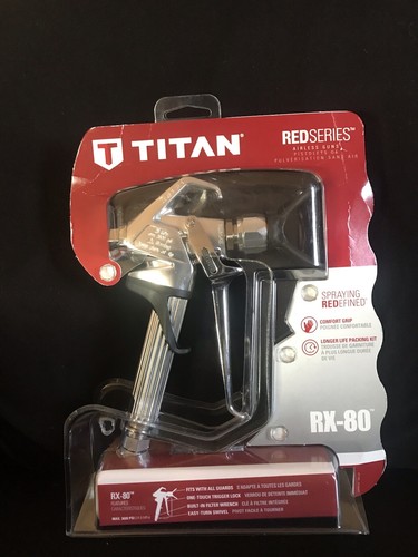 Titan RX-80 Airless Paint Spray Gun 3600 psi red series ORIGINAL 517 ...