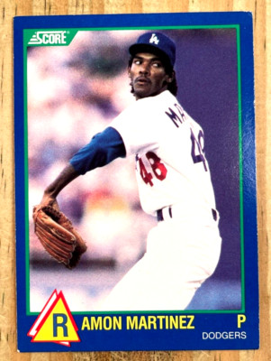 1989 SCORE RISING STAR RAMON MARTINEZ ROOKIE CARD#55 PIRATES DODGERS ...
