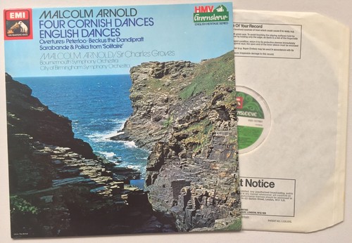 MALCOLM ARNOLD SIR CHARLES GROVES Four Cornish Dances English Dances ...
