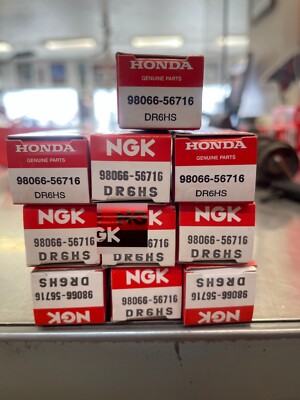 NEW NGK HONDA DR6HS SPARK PLUGS # 98066-56716 | eBay