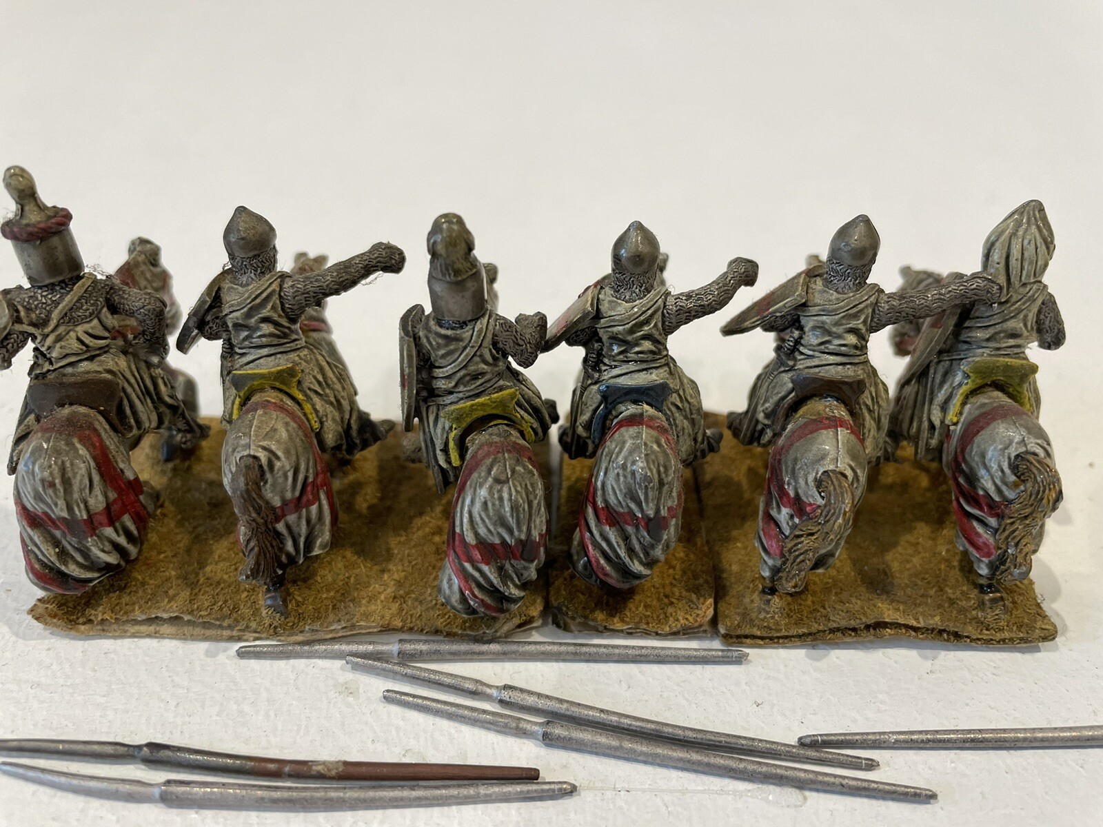 25mm Painted Medieval Knights Painted x6 Essex Miniatures | eBay UK