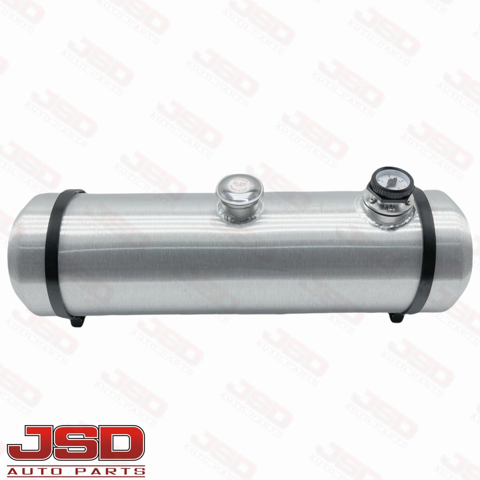 8''x28'' 6 Gallons 1/4 NPT Spun Aluminum Center Fill Gas Tank Fuel Tank ...