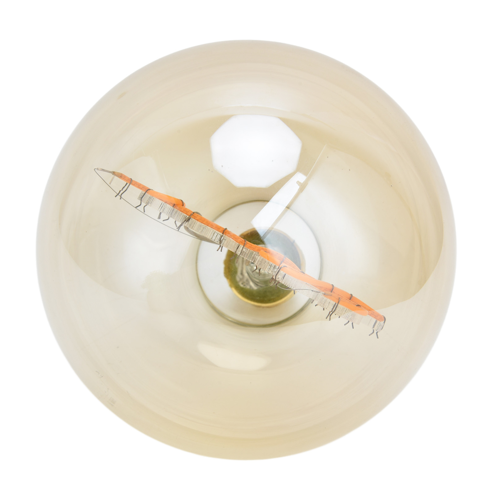 (Love)Dimmable LED Light Bulb Energy Saving Round Bulbs For Restaurants ...