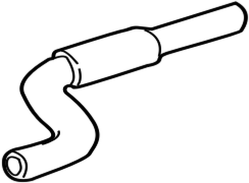 16571-20020 Toyota Hose, radiator, inlet 1657120020, New Genuine OEM ...