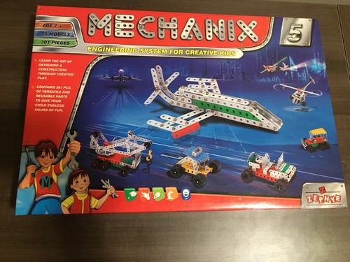 (NEW) Building Construction Set - Mechanix 5 DIY STEM Toy for Age 7 and ...