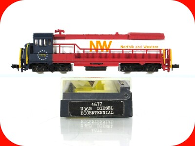 N Scale ***AMERICAN BICENTENNIAL*** U36B Locomotive, NW 1776 ...