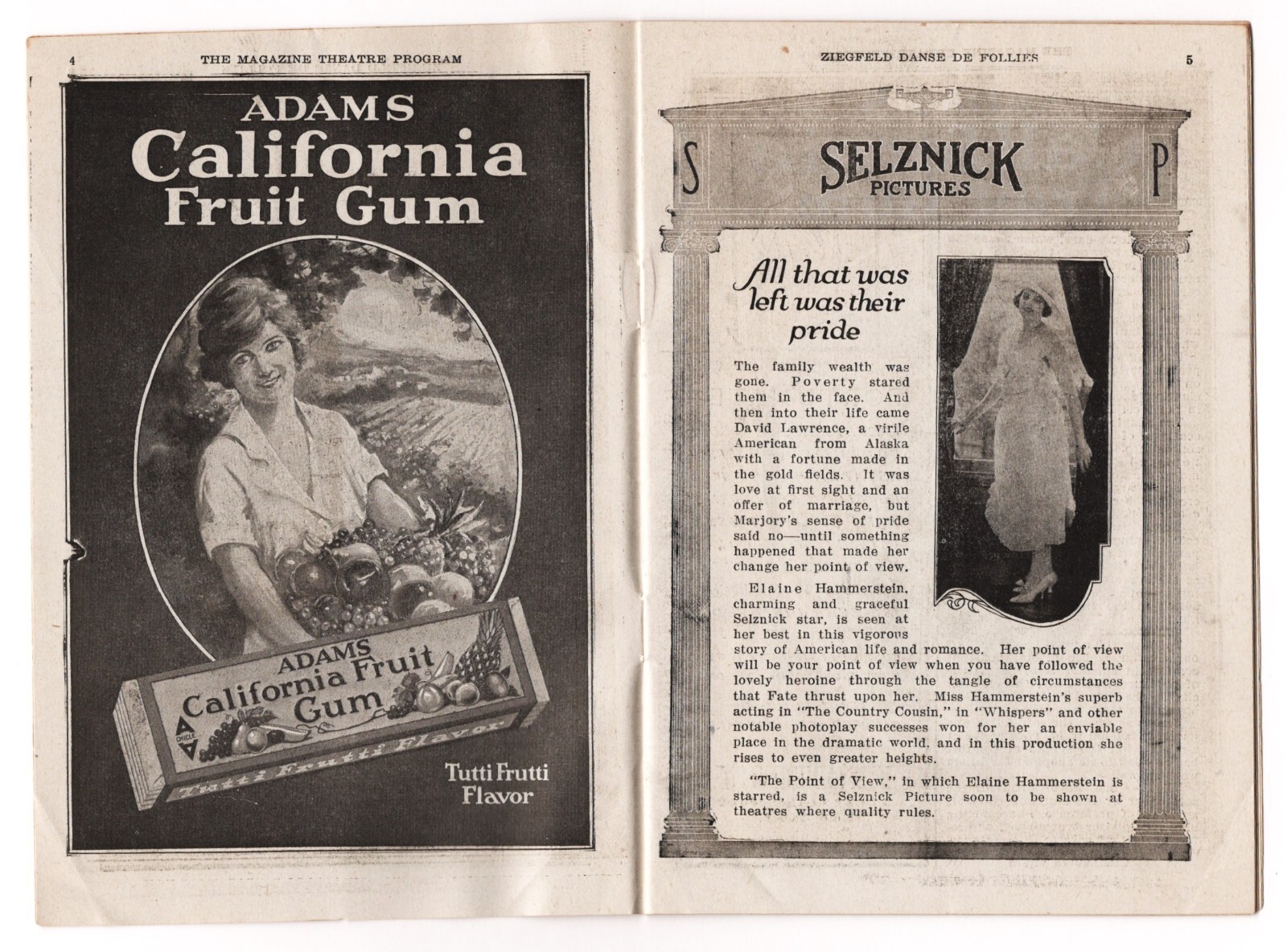 Eddie Cantor "ZIEGFELD MIDNIGHT FROLIC" Irving Berlin / Ned Wayburn ...