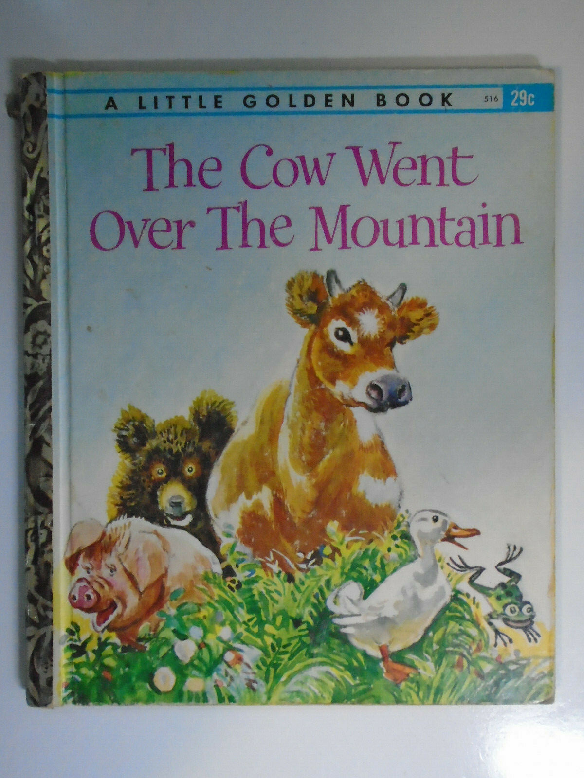 The Cow Went Over The Mountain, Feodor Rojankovsky, Little Golden Book ...