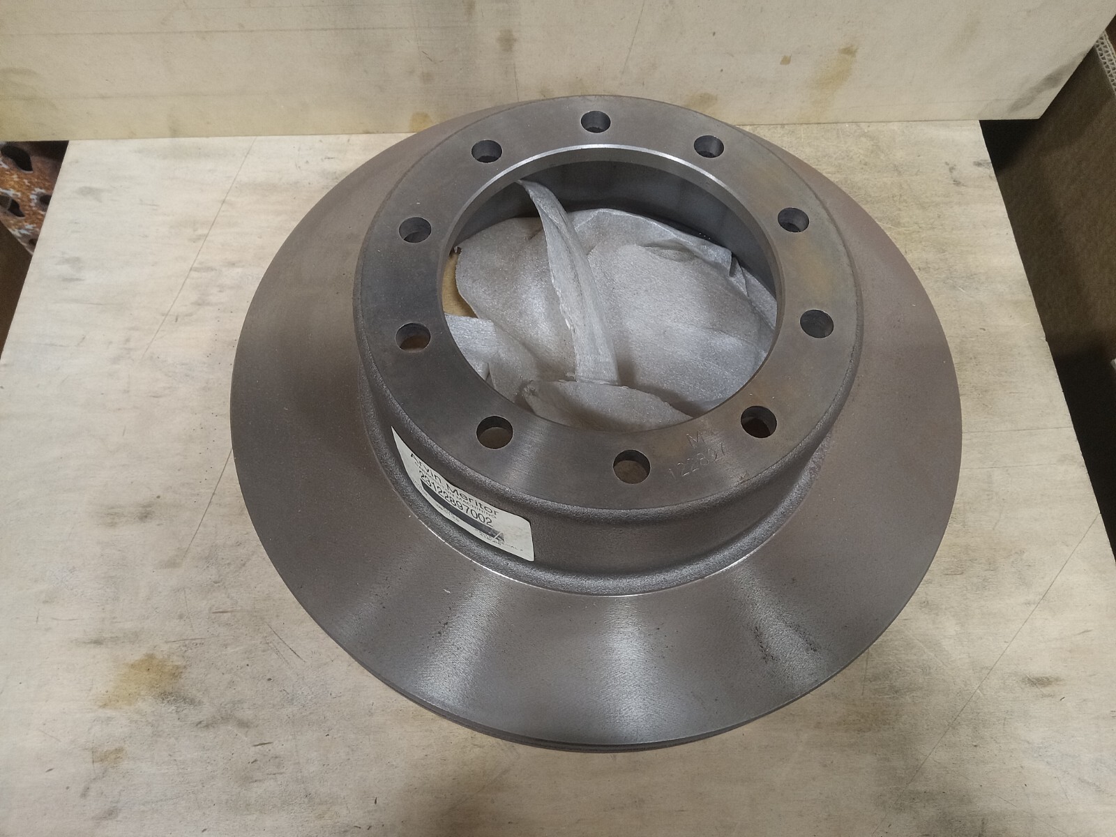 Meritor 23122897002 Rotor - Balanced 15" Disc 4.44" Depth 10 Holes on 7 ...