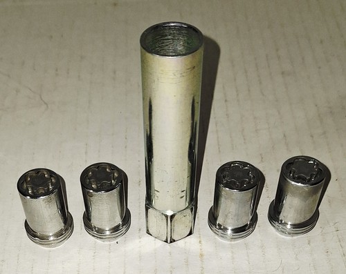 McGard 25254 Wheel Lock Set, M12x1.25 Thread, Key = 13/16" Hex Size ...