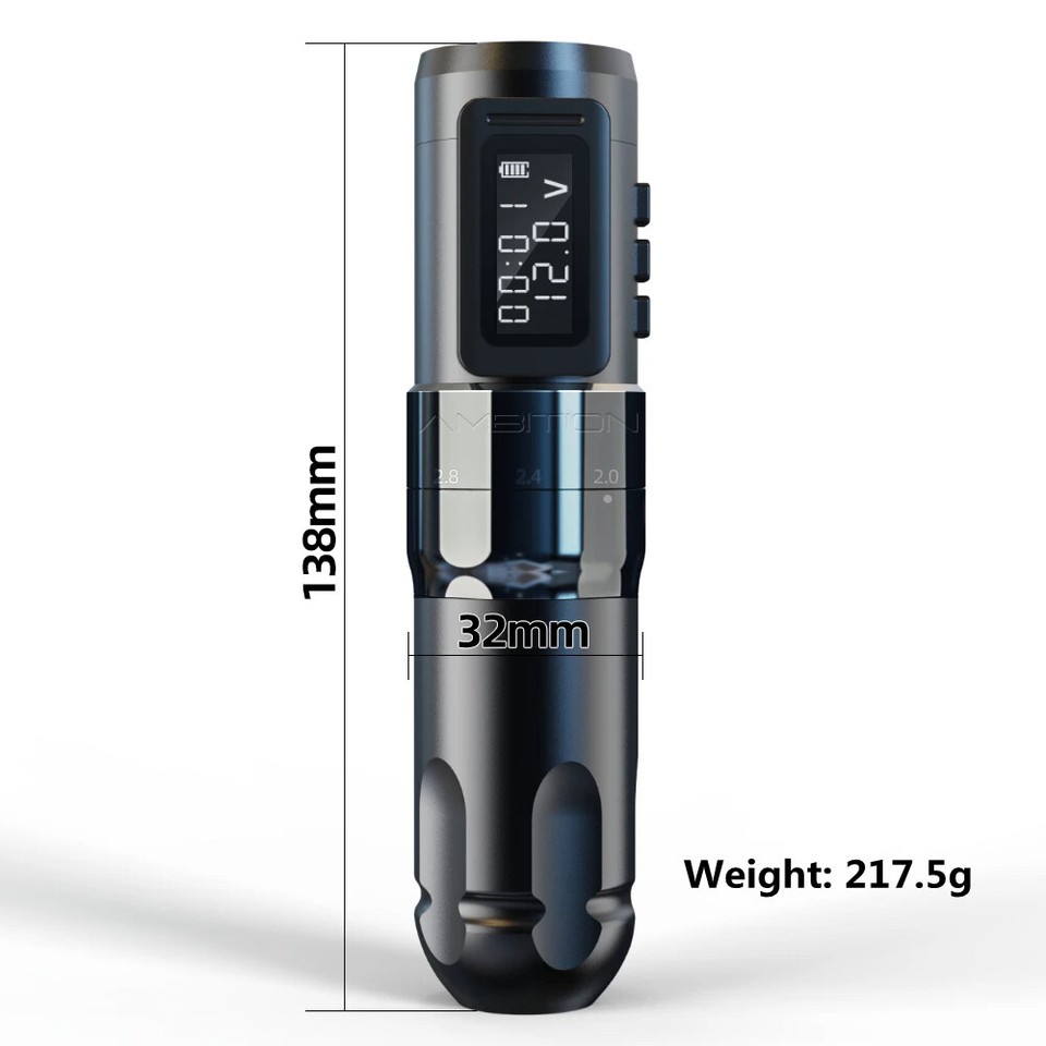 AMBITION MARS Wireless Tattoo Machine Pen Rechargeable Battery ...