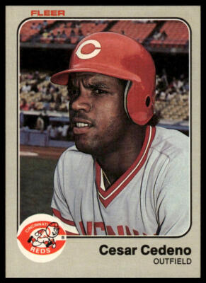 1983 Fleer #587 Cesar Cedeno | eBay