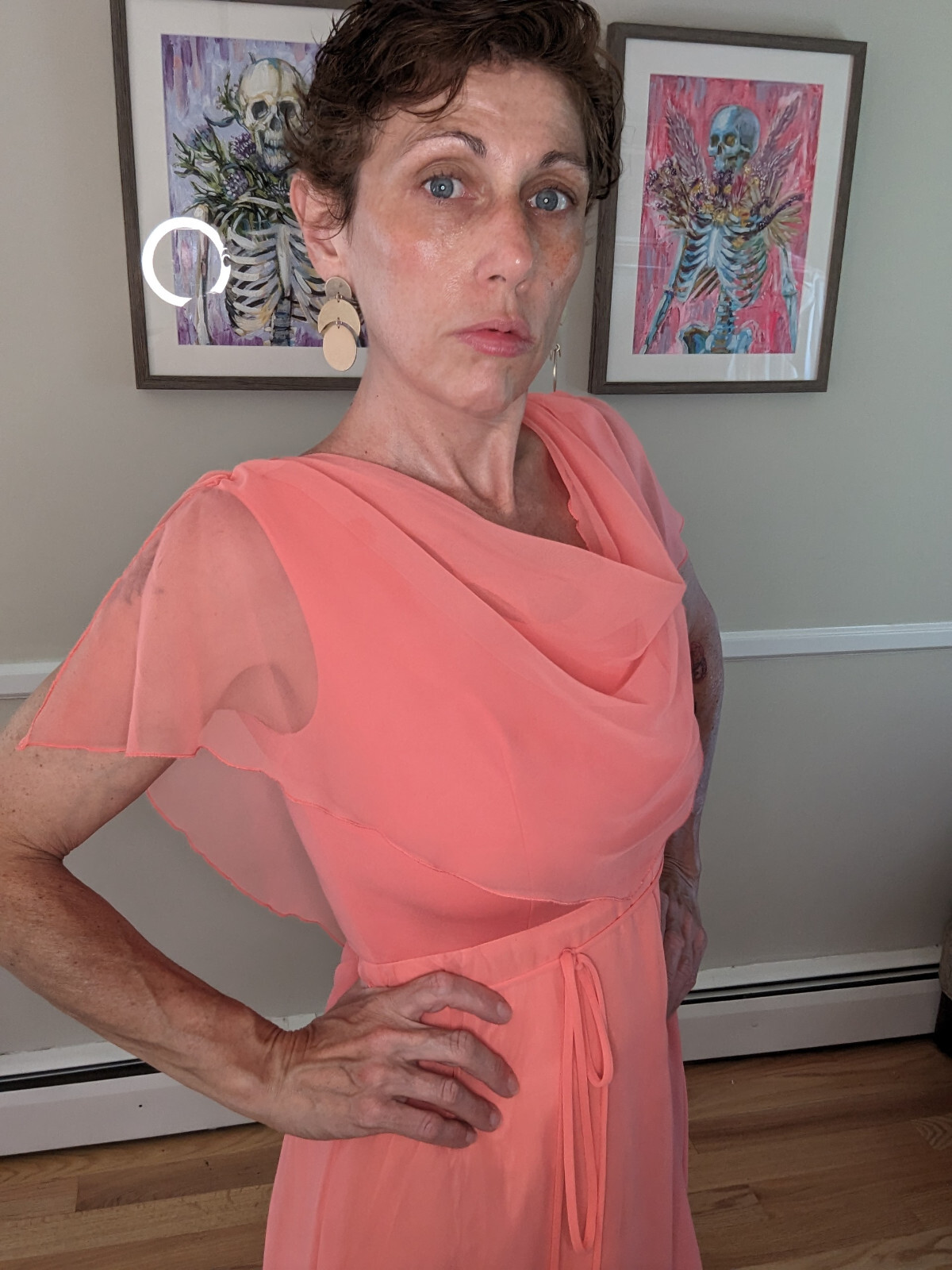 1970s Pink Capelet Dress! The Perfect Barbie Girl Dre… - Gem