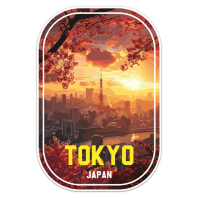 Sunrise Japan Tokyo City Car Bumper Sticker Vinyl Decal | eBay