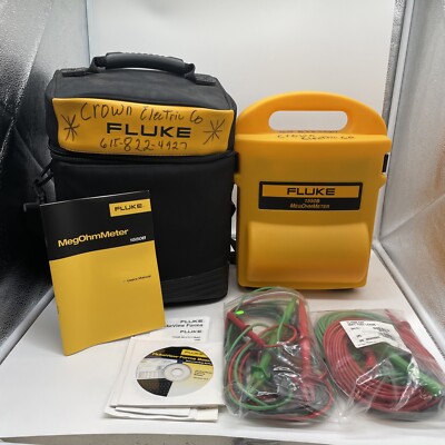 Fluke 1550B Digital MegOhmMeter High Voltage Insulation Tester Never ...