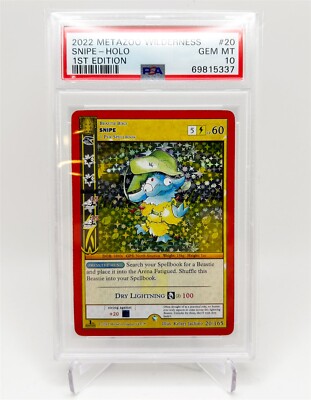 MetaZoo Wilderness 1st Edition SNIPE #20/165 Full Holo Card PSA 10 | eBay