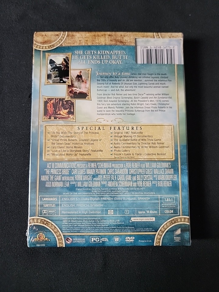 The Princess Bride (DVD, 2006, The Dread Pirate Edition) | eBay