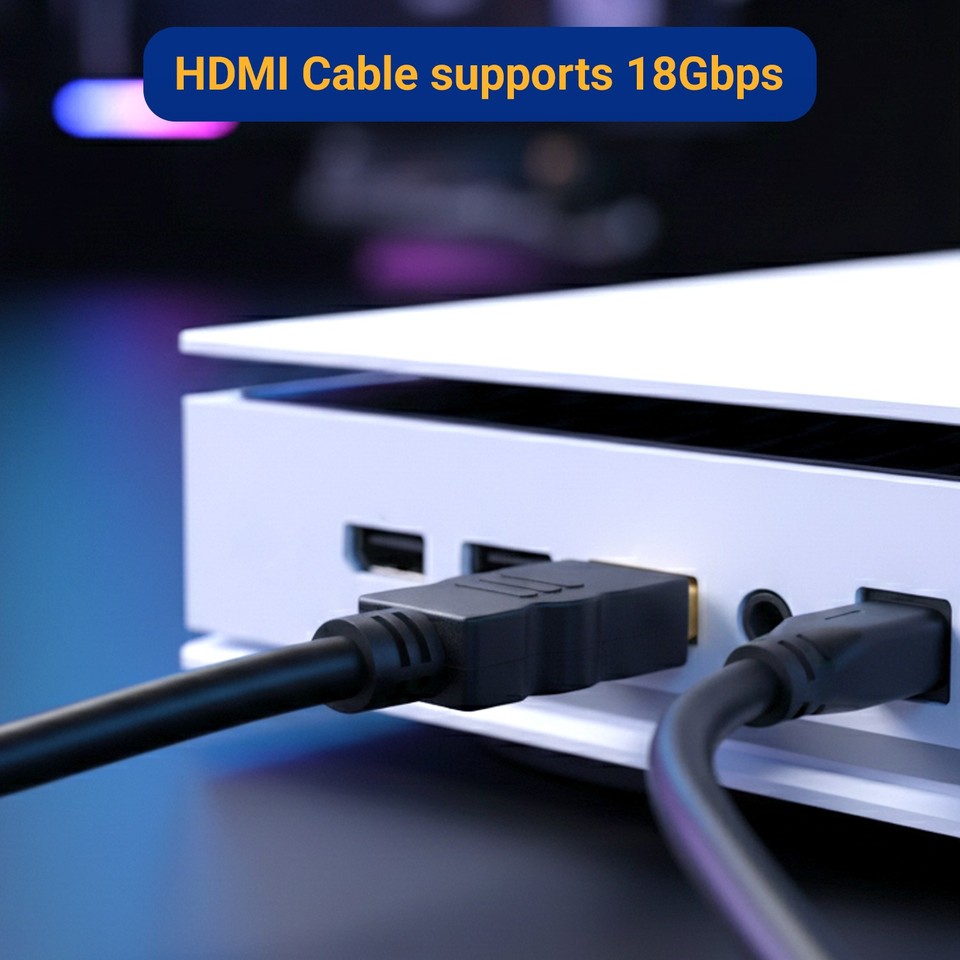 4K HDMI CABLE 2.0 HIGH SPEED GOLD PLATED FAST LEAD HD 2160P 3D HDTV ...
