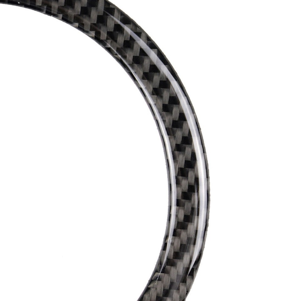Carbon Fiber Steering Wheel Center Ring Trim For BMW Mini Cooper R55 ...