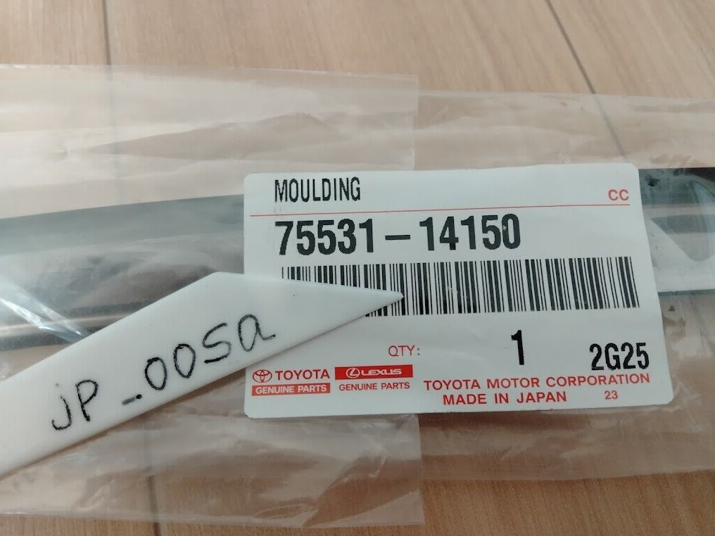 Toyota Genuine SUPRA JZA70 MOULDING FRONT WINDSHIELD OUTER UPPER 75531 ...