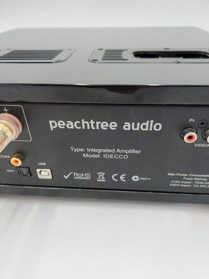 Peachtree Audio iDecco Class A Tube Amplifier DAC w/ Pure Digital iPod ...