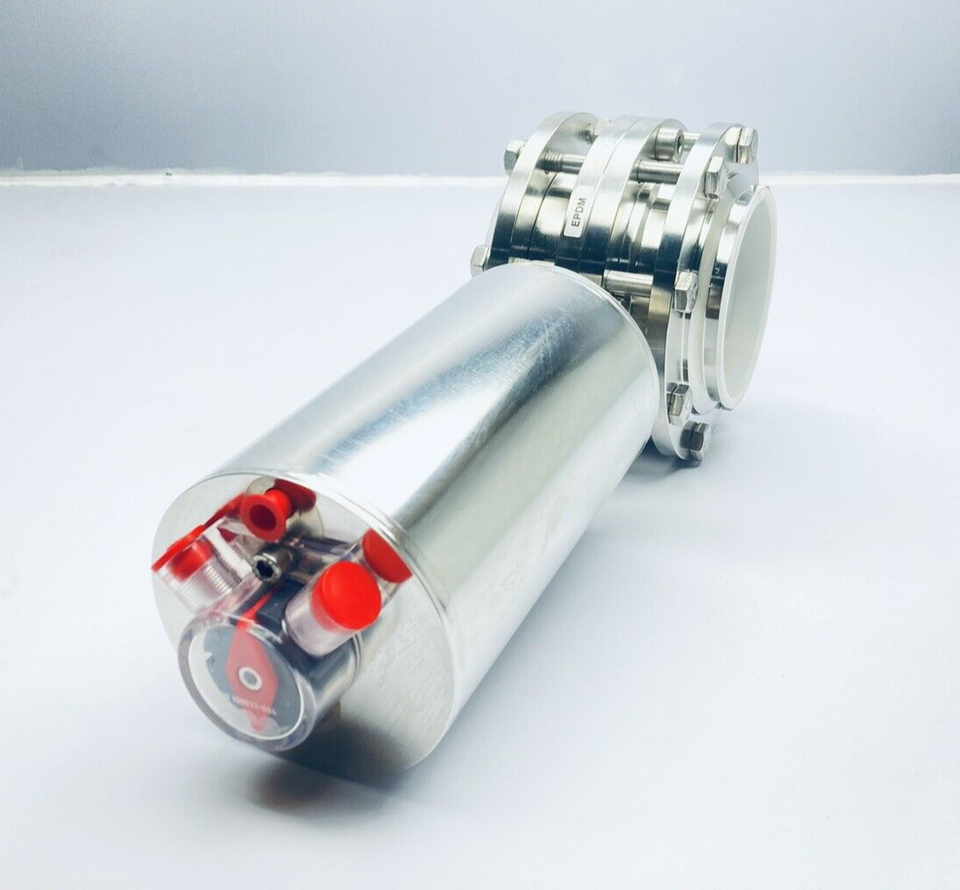 UNUSED KIESELMANN 4200.100.000 SPRING TENSION BUTTERFLY VALVE 100mm ...