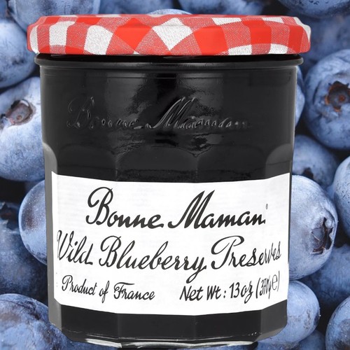 Bonne Maman Wild Blueberry Preserves Jam Jelly Made İn France - 13oz ...