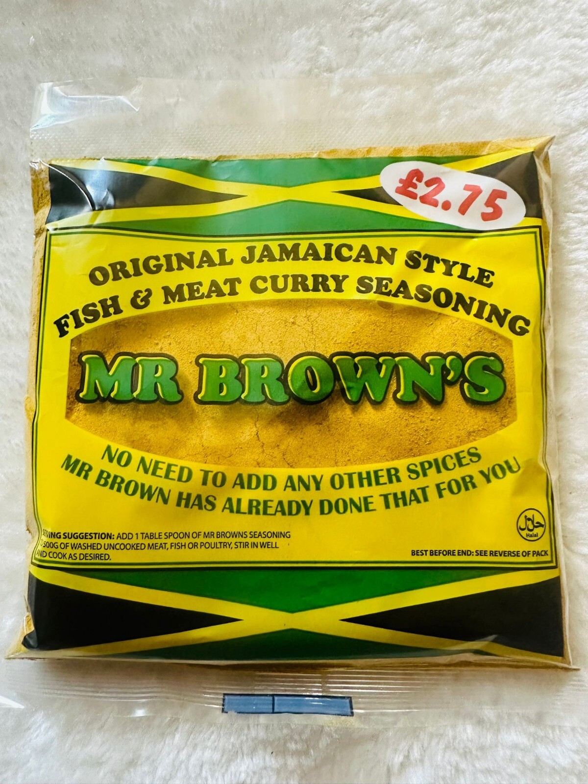 MR BROWNS CURRY POWDER - ORIGINAL JAMAICAN STYLE - FISH AND MEAT SEASON ...