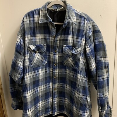 Yukon Ridge Jacket Blue Plaid 2XL Pit To Pit 28” Length 32” | eBay