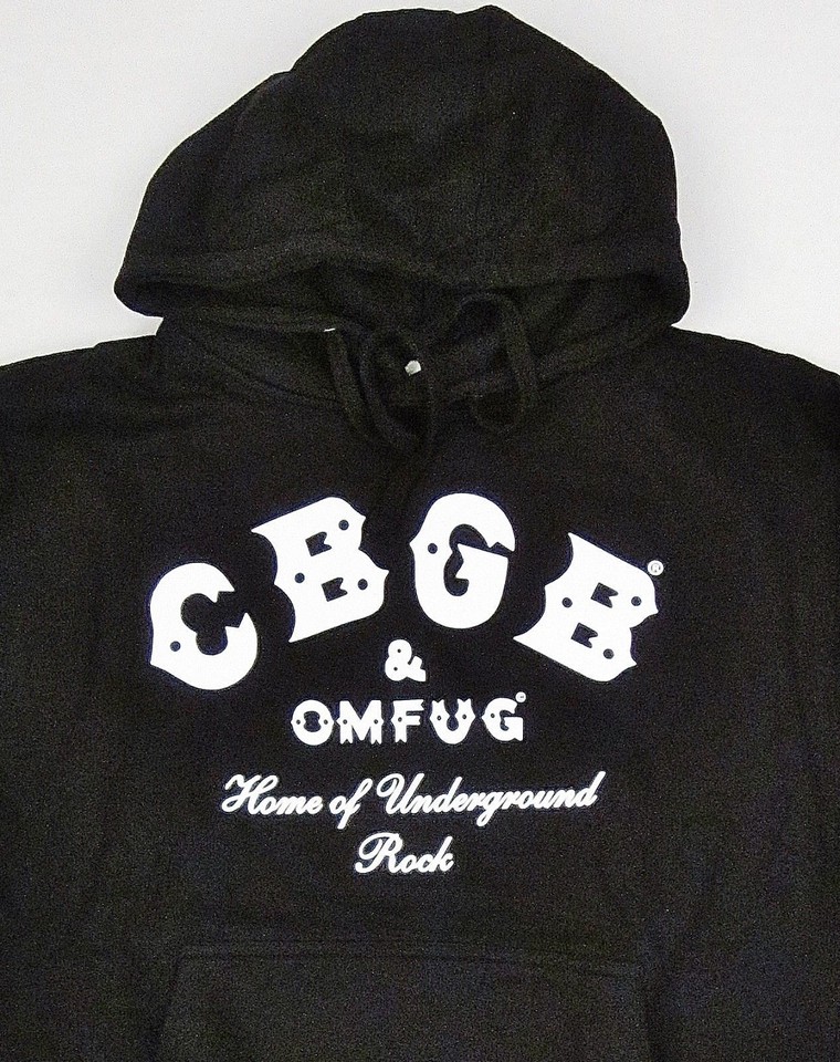 CBGB OMFUG CBs Underground Hoodie Sweatshirt Sweater Hoody Men's Adult ...