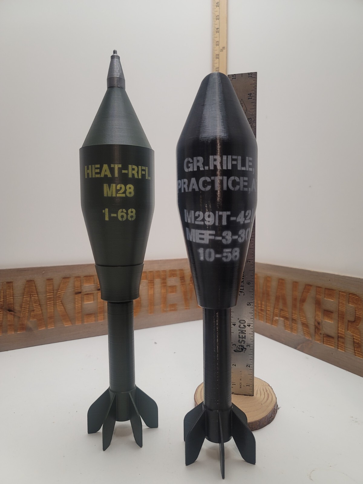 3D Printed M28 or M29 Rifle Grenade - Fake - Cosplay - Renacting ...