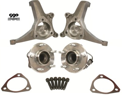 1970-81 CHEVY CAMARO C5 CORVETTE SPINDLES MODERN DISC BRAKE CONVERSION ...