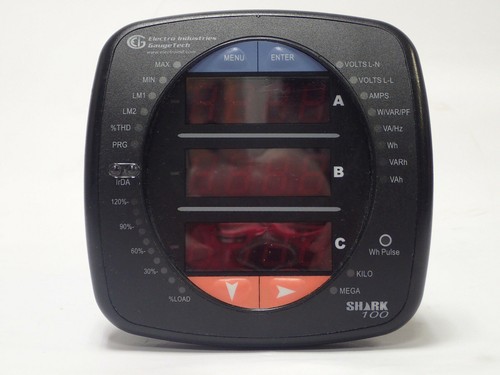 SHARK 100 MULTIFUNCTION POWER & ENERGY METER 100-60-10-V3-D-485P-X ...