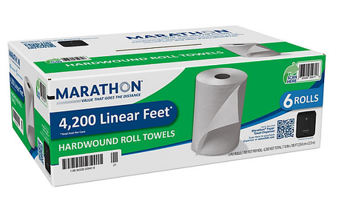 Marathon Dispenser Roll Paper Towels (700ft., 6 Rolls) for sale online ...