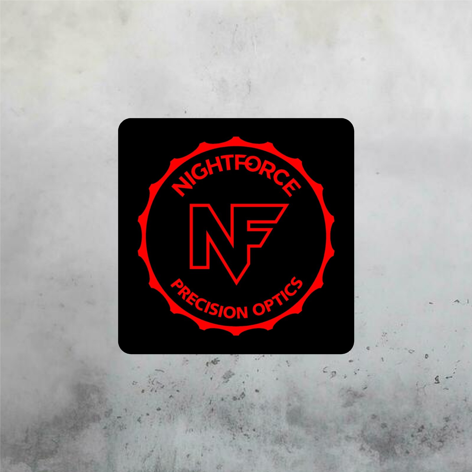 NIGHTFORCE OPTICS Aluminum Sign 18in x 18in - Mancave Gun Room Wall Art ...