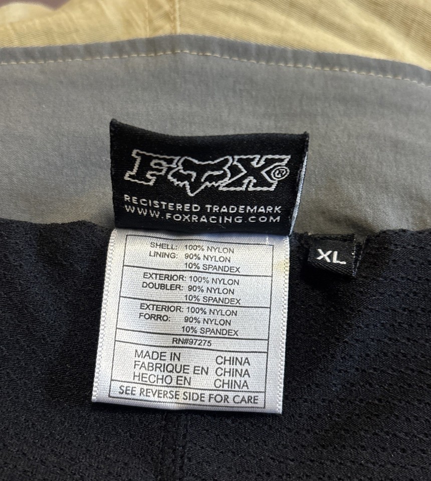 FOX Racing Padded BMX Motocross Riding Shorts Men's Performance ...