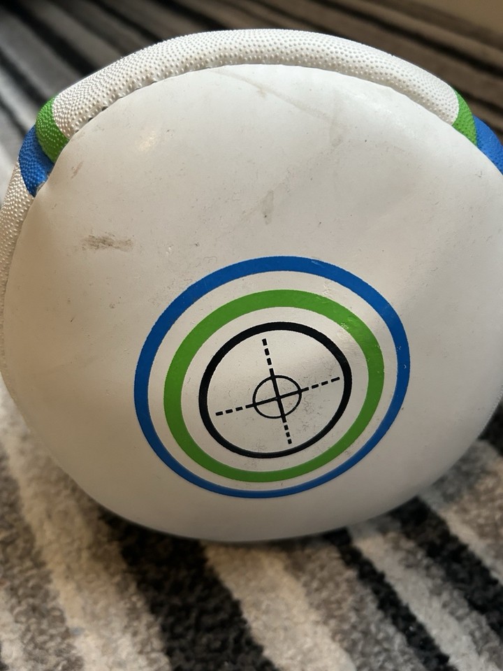 Gilbert Rugby Rebounder Trainer Rugby Ball White/Green/Blue Size 4 ...