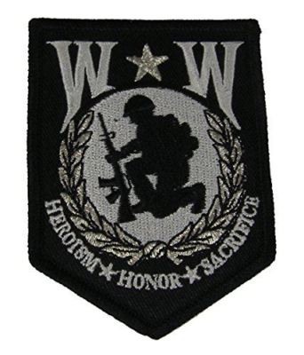 WW WOUNDED WARRIOR PATCH HEROISM HONOR SACRIFICE WIA DISABLED VETERAN ...