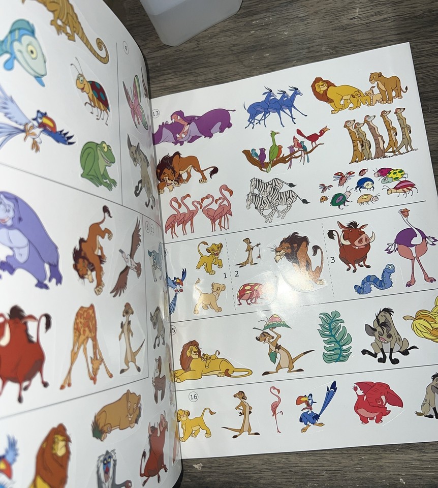 DISNEY STICKER BOOK TREASURY 350 Stickers 6 Books In 1 Disney Stories ...