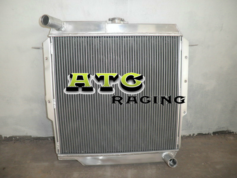 Alu Radiator+Fan For Toyota Landcruiser 70 Series FJ73/FJ75 Petrol 1985 ...