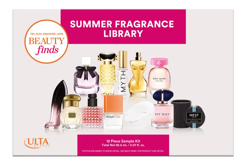 12 Pc ULTA Beauty Finds Summer Fragrance Library Mini Perfume Set, New ...