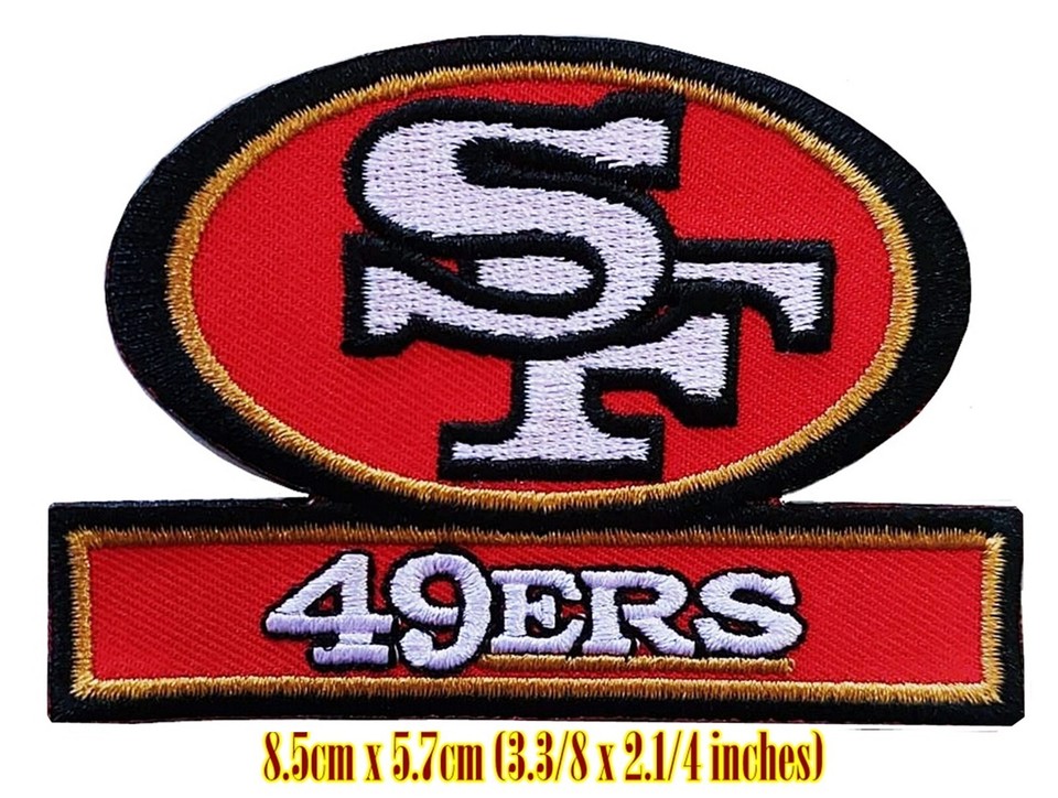 San Francisco 49ers NFL Footballs Patches Embroidery iron,sew(From Thai ...