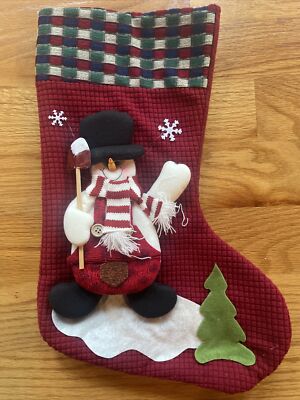 Christmas Stockings Gift Bags Santa Claus Socks Christmas Tree Hanging ...