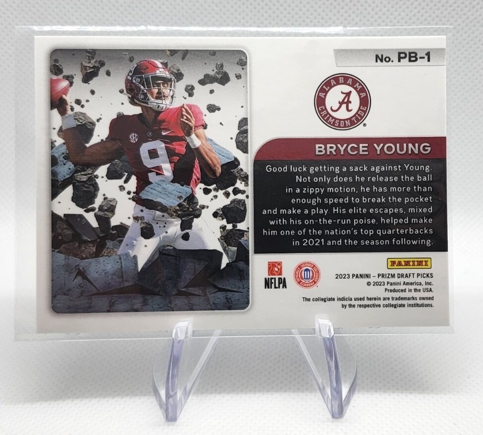 Bryce Young RC 2023 Panini Prizm Draft Picks Prizm Break #PB-1 | eBay