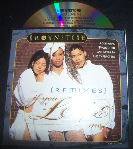 Brownstone If You Love Me Remixes Australian Card Sleeve CD Single ...