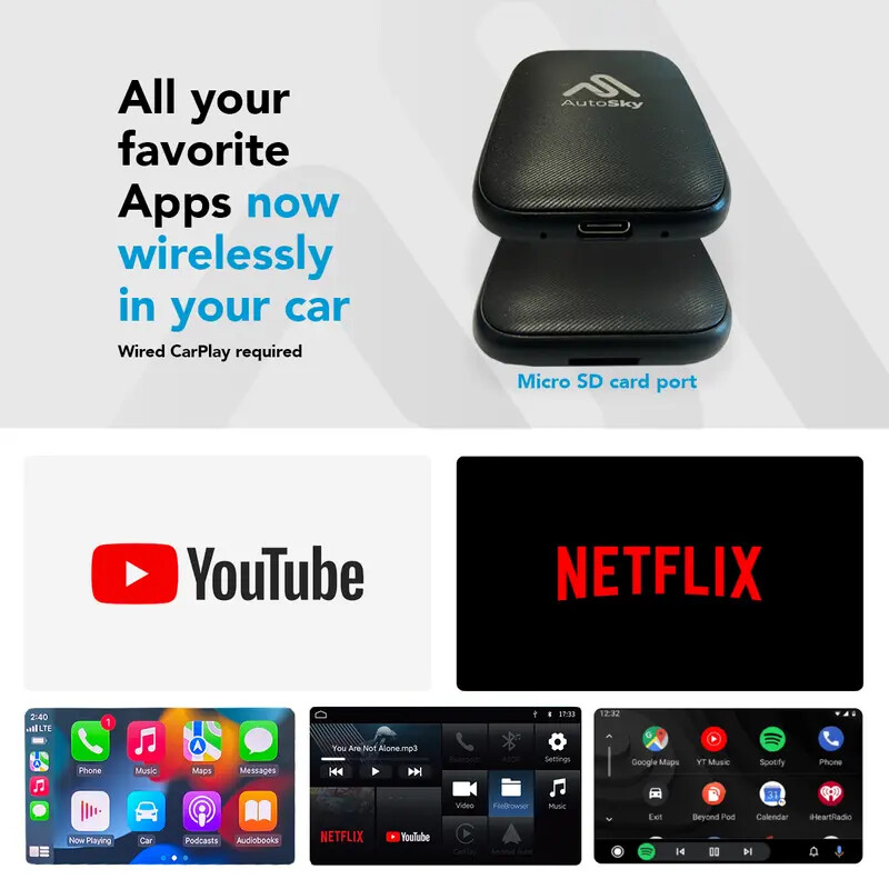 Autosky AI Box Lite - Streaming Netflix and | Grelly USA