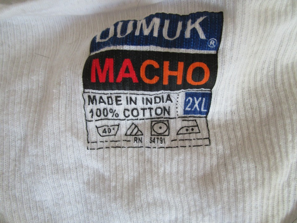 11 Mens Dumuk Macho White Tank Top Muscle Shirts Mostly New Some used ...
