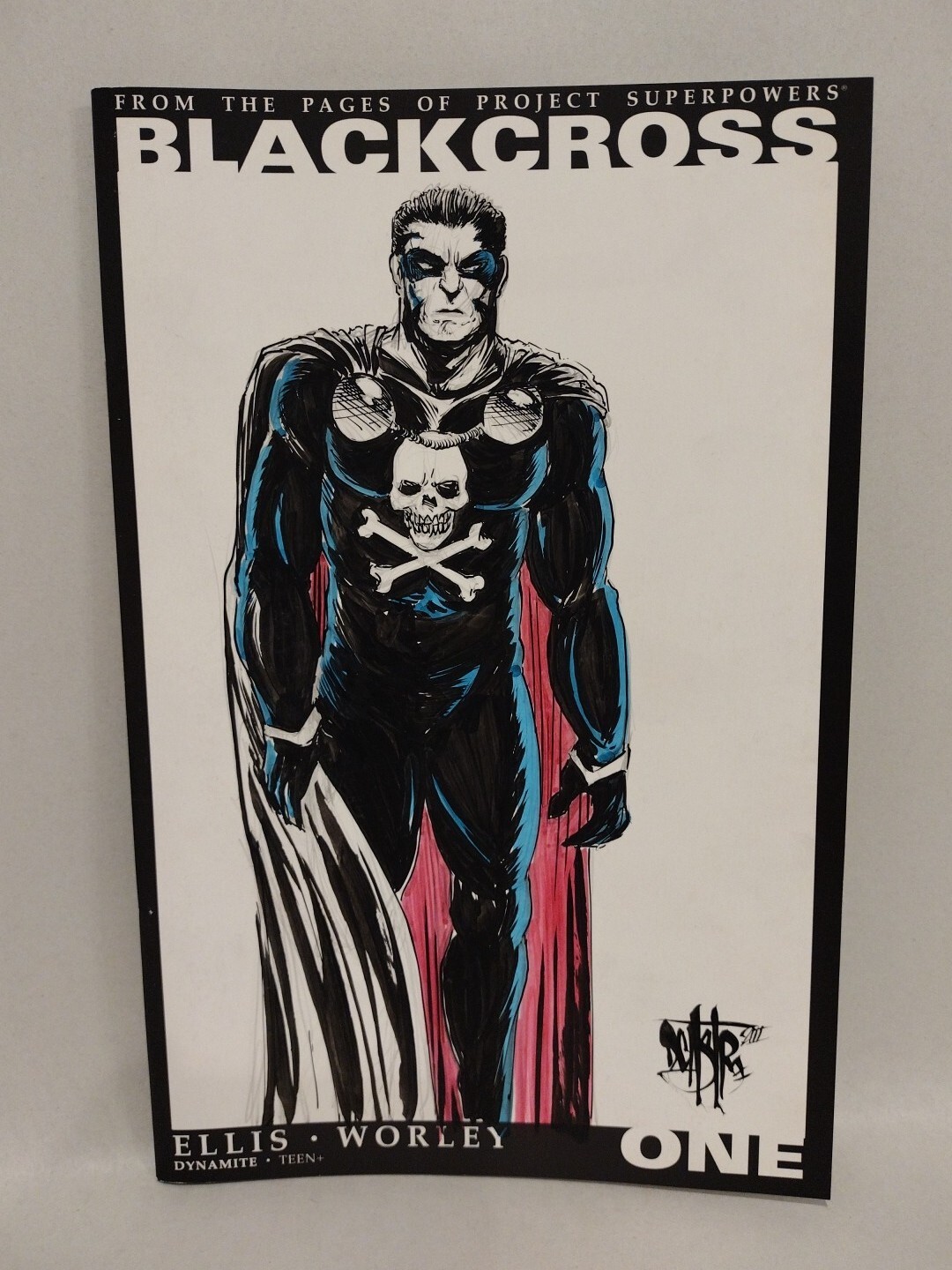 Black Cross #1 (2015) Dynamite Comic Sketch Cover Var W Dave Castr ...