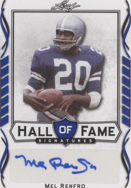 2021 Leaf Signature - Hall of Fame Autographs Mel Renfro #HOF-MR1 Green ...